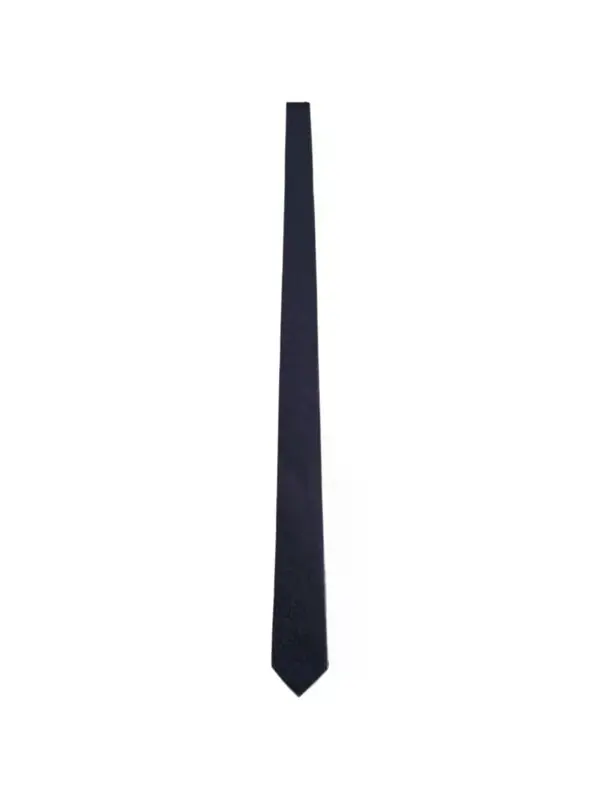 Giorgio Armani Jacquard Logo Tie - Blue