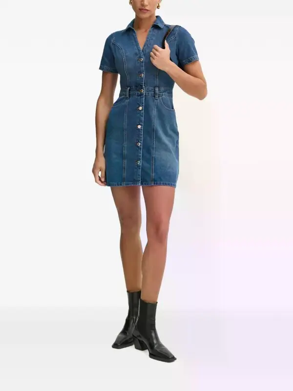 MORGAN Rogla Denim Mini Dress
