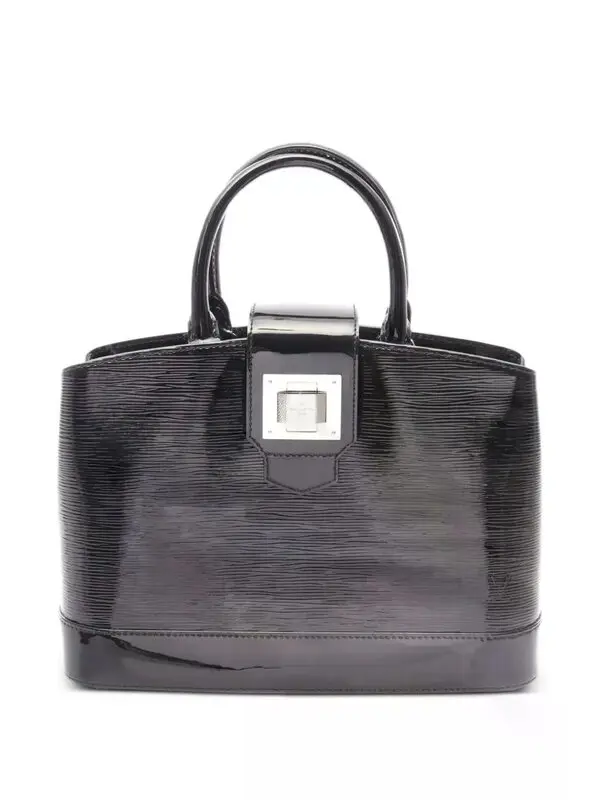 LOUIS VUITTON Mirabeau Pm Epi Noir Tote Bag - Black