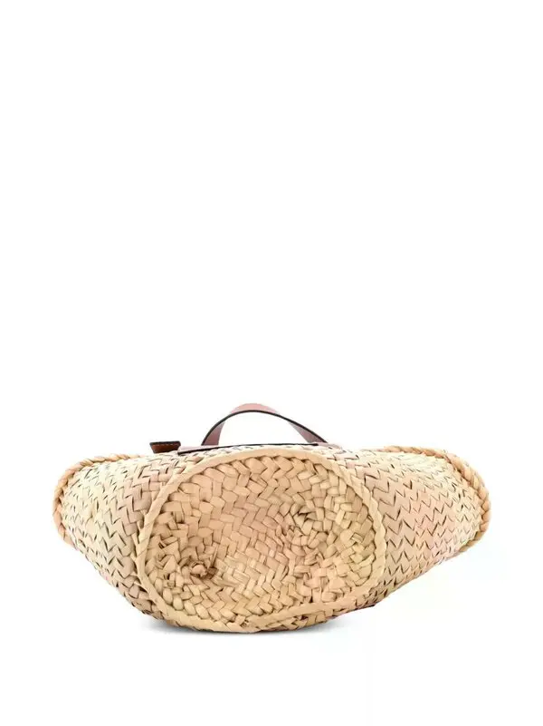 Loewe Raffia Small Tote Bag - Neutrals