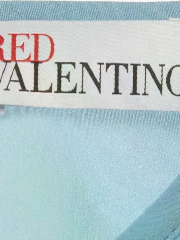 Red Valentino Bow-detail Silk Blouse