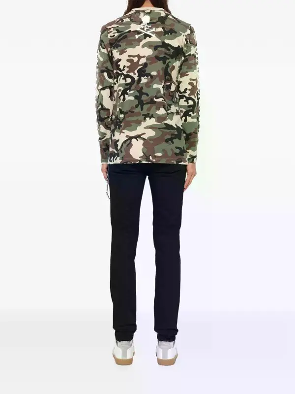 MASTERMIND WORLD Camouflage-print Long-sleeve T-shirt