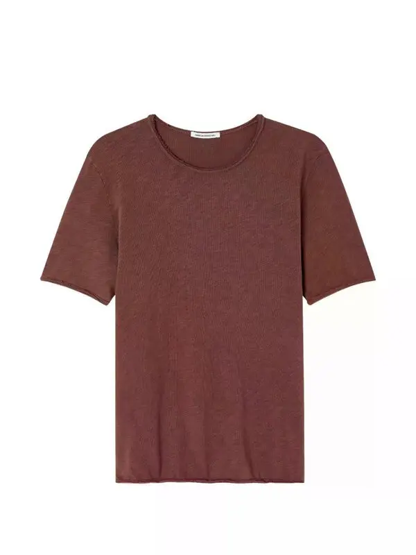 American Vintage Sonoma Raw-edge T-shirt - Brown