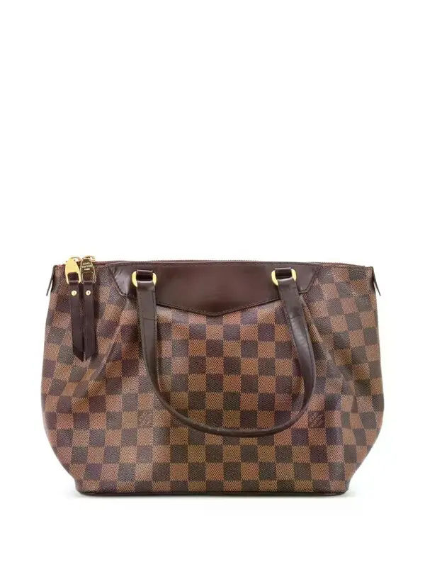 LOUIS VUITTON Damier Azur Westminster Pm Satchel - Brown