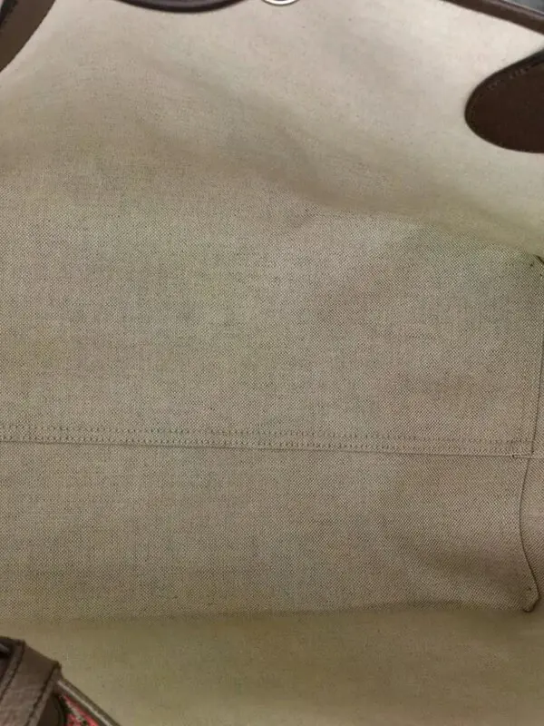 Gucci Gg Open Gg Camouflage Coated Canvas Large Tote Bag