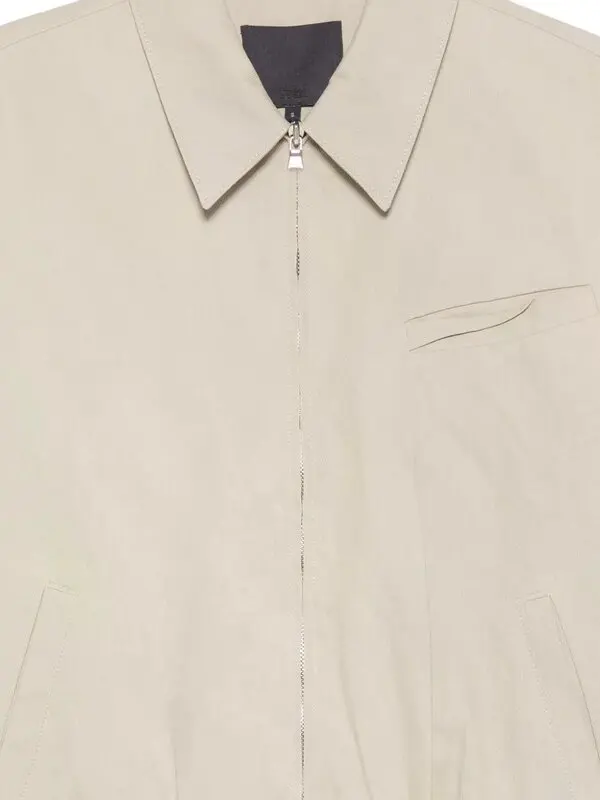 Tibi Luxe Spring Twill Bomber Jacket