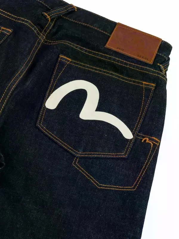 EVISU Seagull-print Jeans
