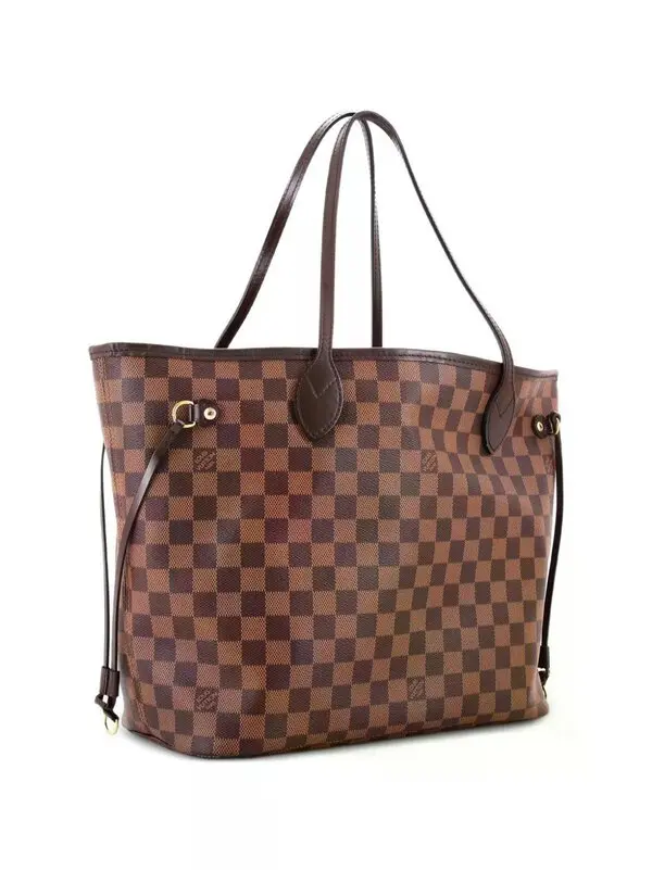 LOUIS VUITTON Damier Neverfull Mm Tote Bag - Brown