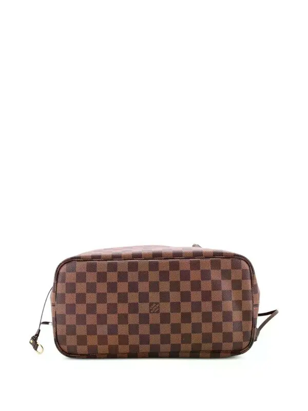 LOUIS VUITTON Damier Neverfull Mm Tote Bag - Brown
