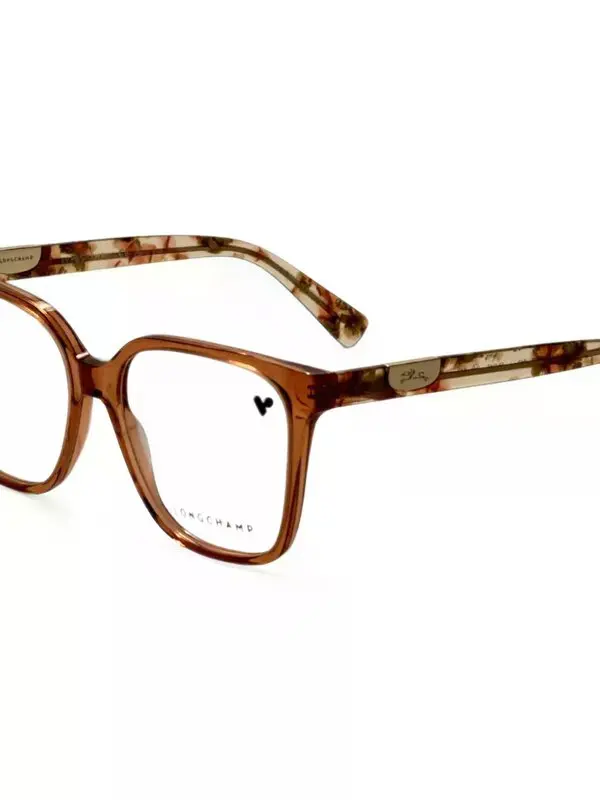 Longchamp Transparent Square-frame Glasses