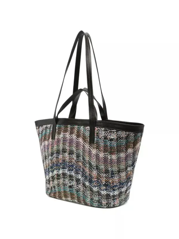 Missoni Caperdoni Wave Trapezoid Tote Bag