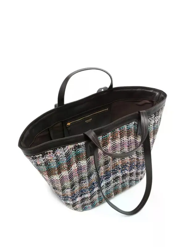 Missoni Caperdoni Wave Trapezoid Tote Bag