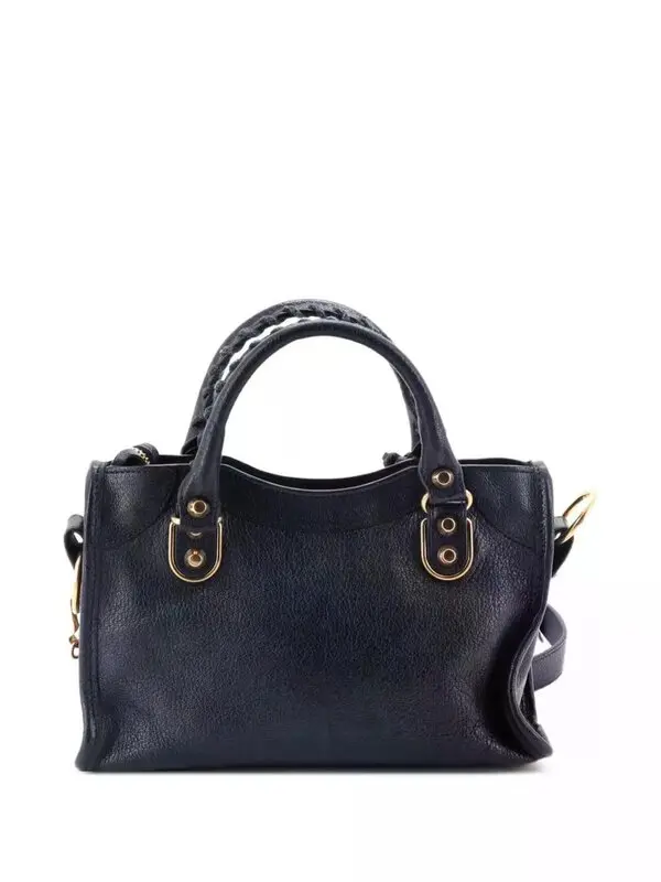Balenciaga Metallic Edge Leather Mini Bag - Blue