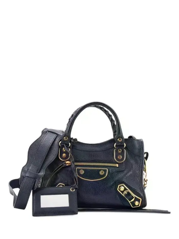 Balenciaga Metallic Edge Mini Bag - Blue
