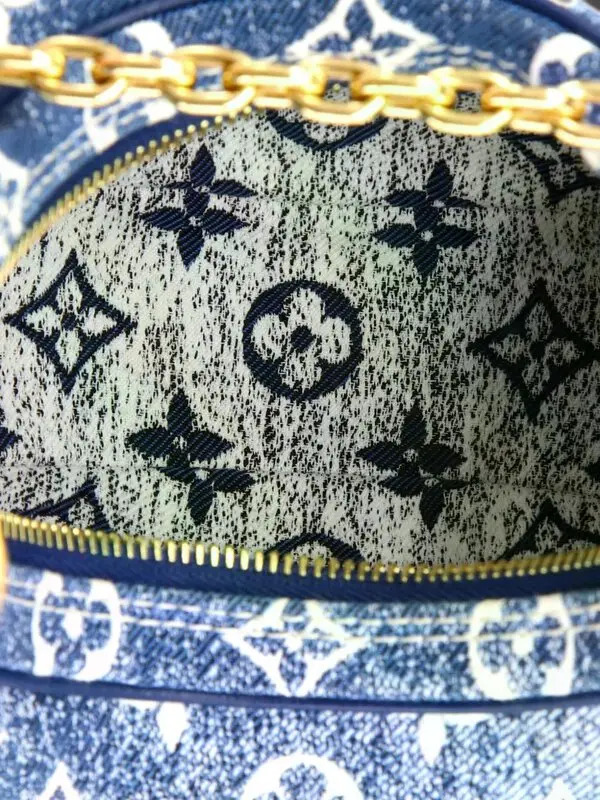 LOUIS VUITTON Loop Monogram Jacquard Denim Hobo Bag