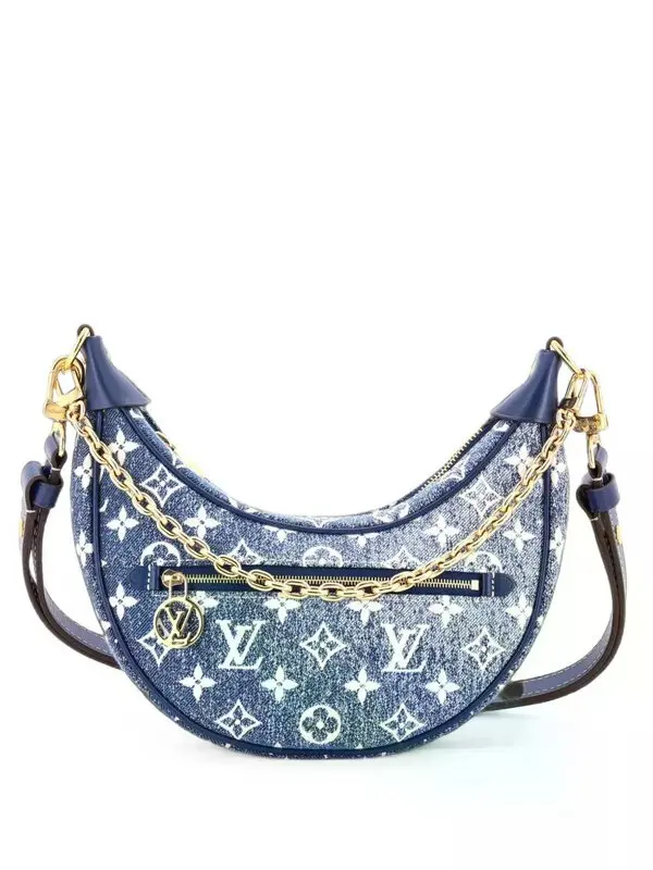 LOUIS VUITTON Monogram Hobo Bag - Blue