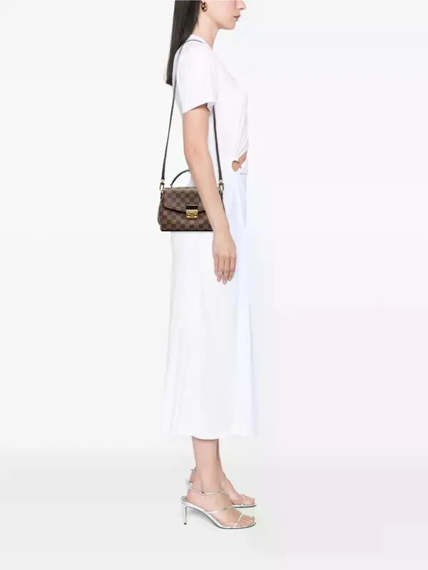LOUIS VUITTON Damier Ebene Croisette Satchel