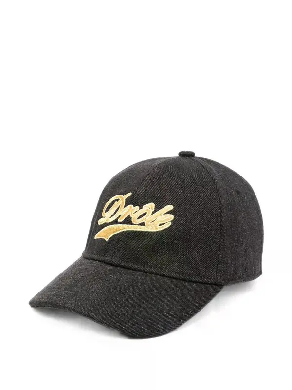 Drole De Monsieur Baseball Cap With Embroidered Detail