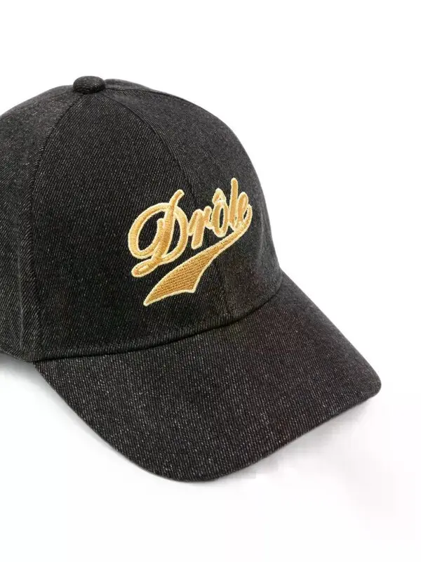 Drole De Monsieur Baseball Cap With Embroidered Detail