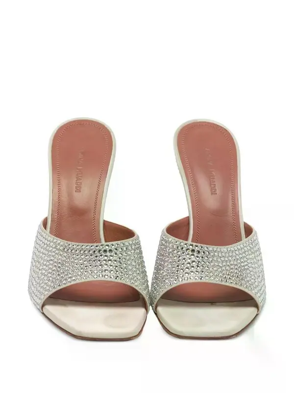 Amina Muaddi Lupita Crystal-embellished Sandals