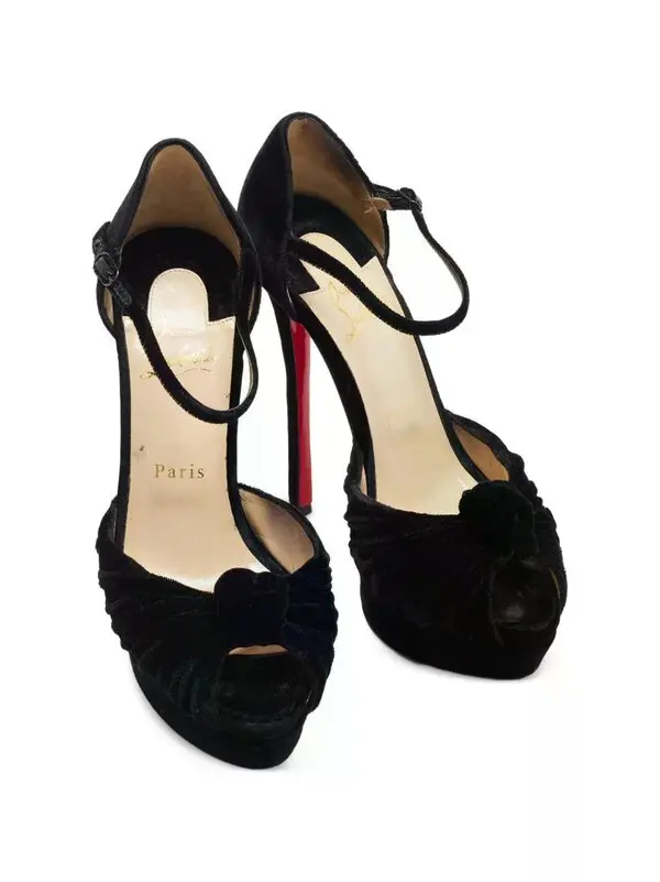CHRISTIAN LOUBOUTIN Marchavekel Platform Peep-toe Pumps