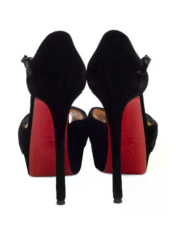 CHRISTIAN LOUBOUTIN Marchavekel Platform Peep-toe Pumps