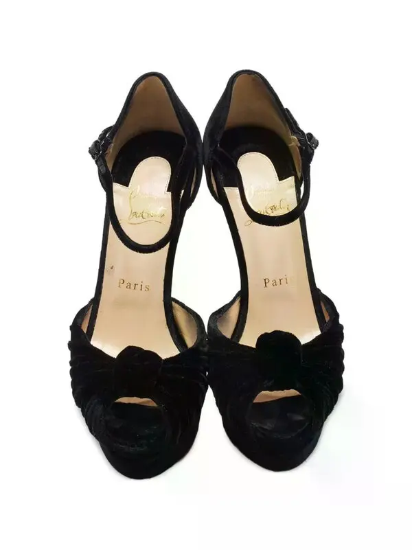 CHRISTIAN LOUBOUTIN Marchavekel Platform Peep-toe Pumps