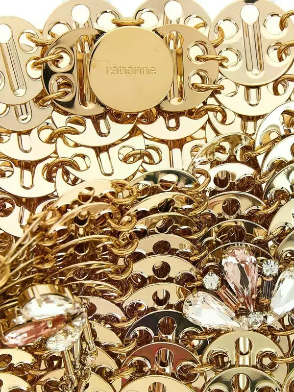 Rabanne 1969 Nano Crystal-embellished Shoulder Bag