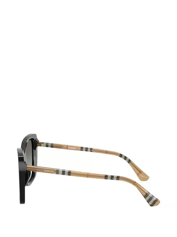 Burberry Square-frame Check-pattern Sunglasses