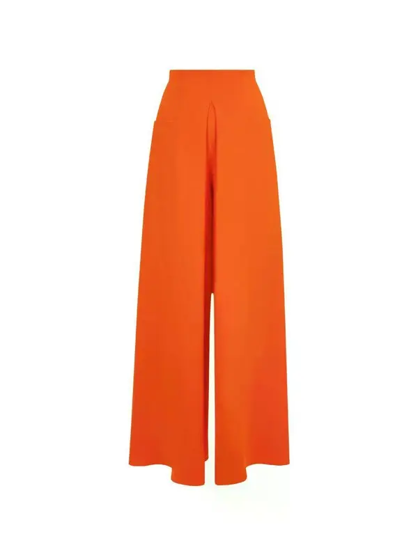 GEMY MAALOUF Front-slit Wide-leg Trousers