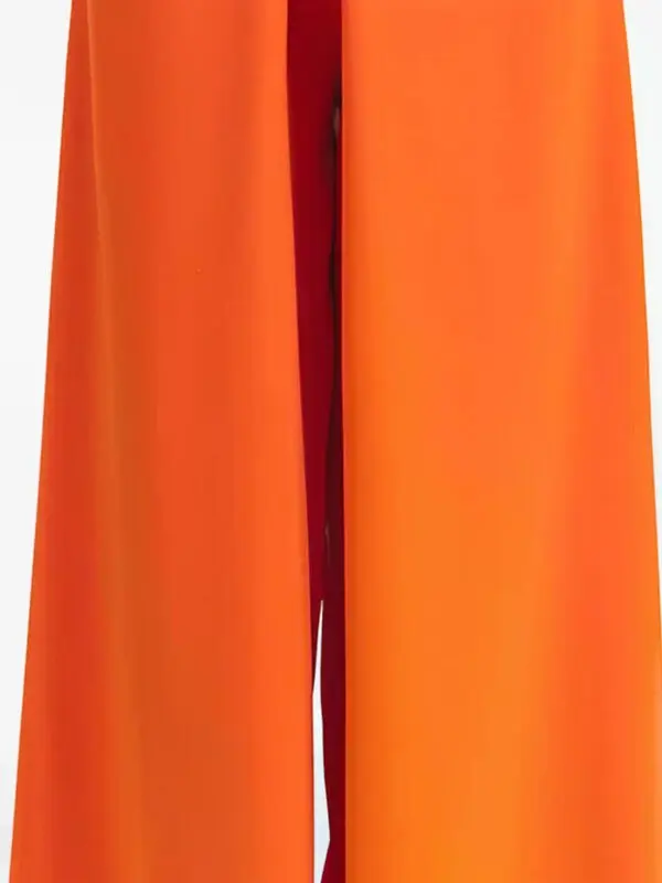GEMY MAALOUF Front-slit Wide-leg Trousers