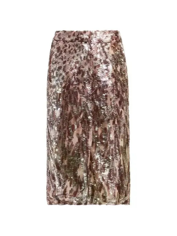 Elie Saab Sequin-embellished Midi Skirt