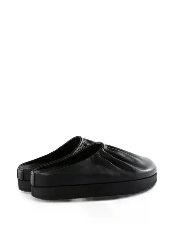 Y’s Ruched Platform Mules