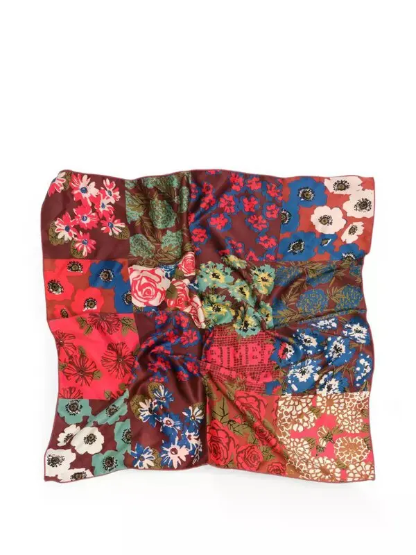 Bimba Y Lola Floral Patchwork Scarf Charm