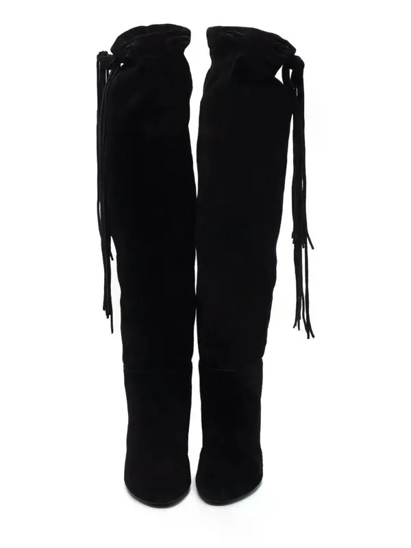 Saint Laurent Fringe Tassel Boots