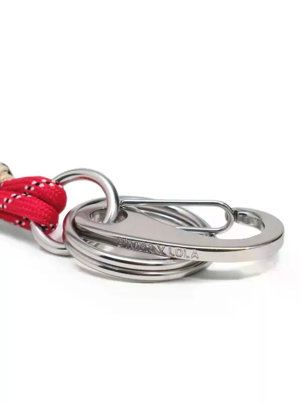 Bimba Y Lola Silver Heart Logo Key Ring
