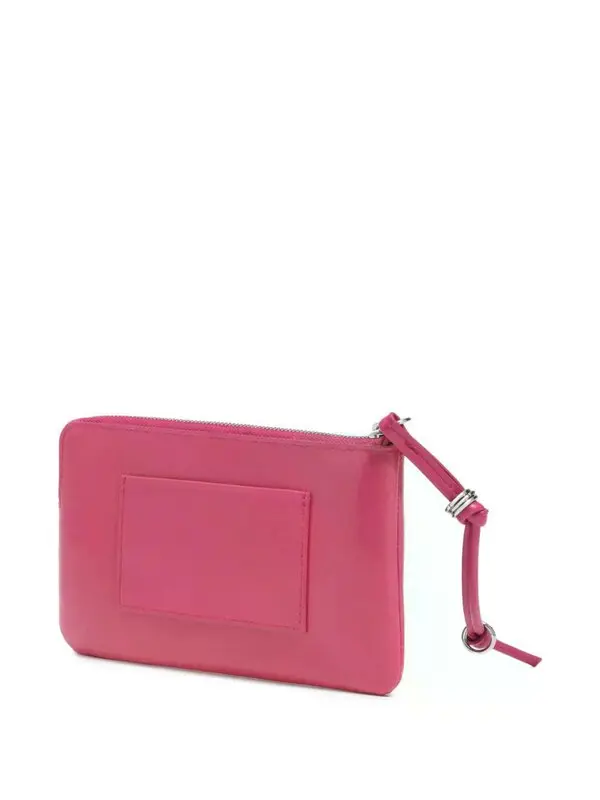 Bimba Y Lola Large Fuchsia Leather Coin Purse - Pink