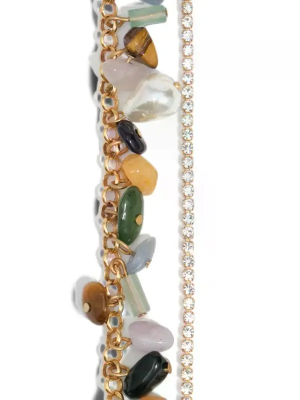 Bimba Y Lola Stone-charm Double-strand Bracelet