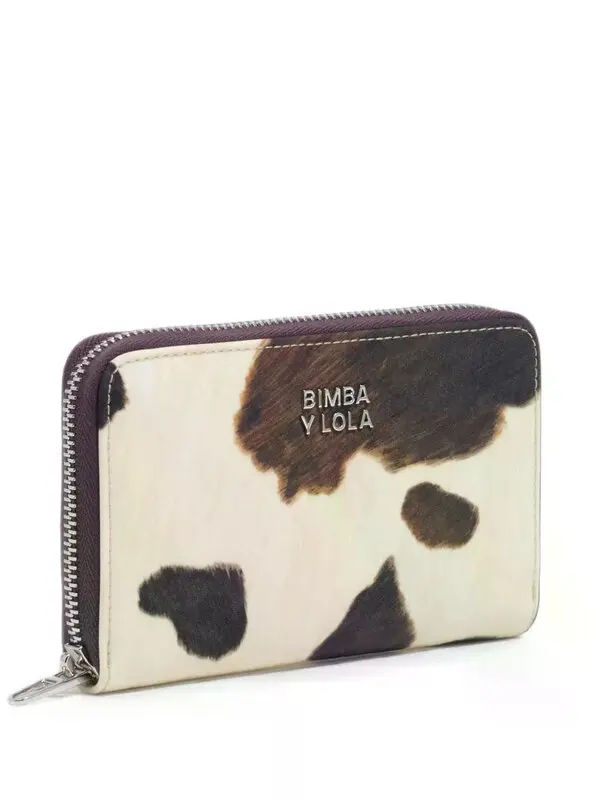 Bimba Y Lola Medium Pony Nylon Wallet - Neutrals