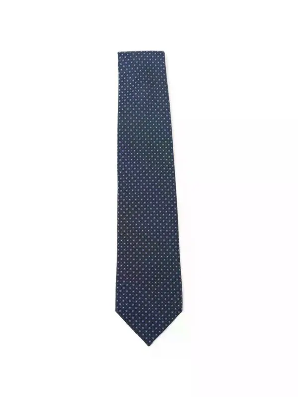 Corneliani Geometric-pattern Silk Tie