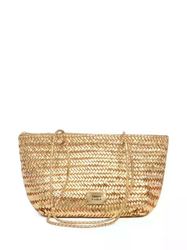Bimba Y Lola Medium -plaited Leather Shopper Bag