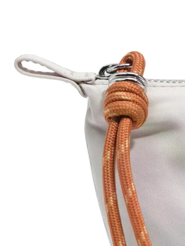 Bimba Y Lola Medium Sand Nylon Trapecio Make-up Case