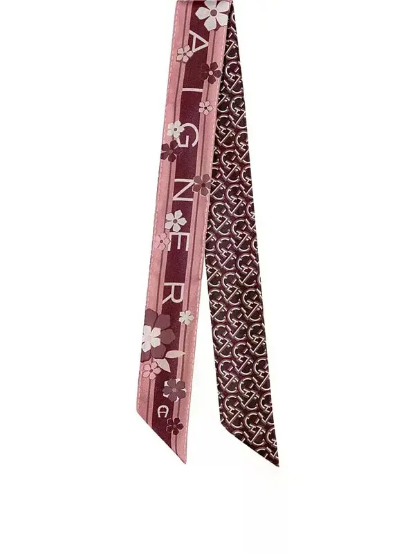 AIGNER Monogram Floral-print Scarf