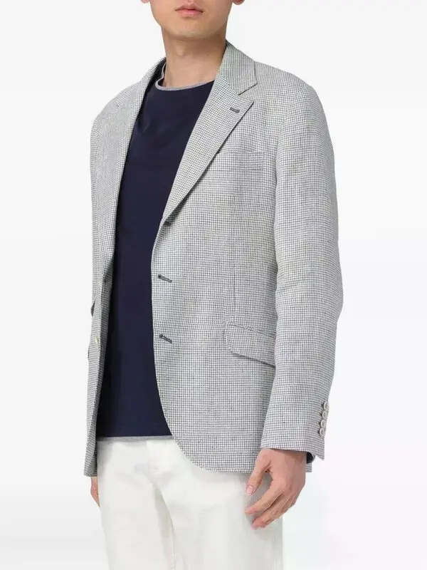 Brunello Cucinelli Check-pattern Tailored Jacket