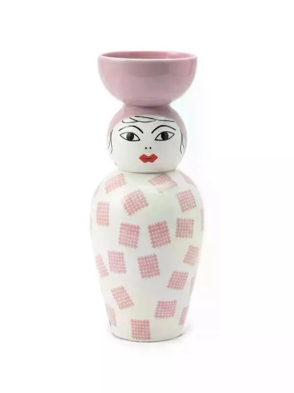 SELETTI Canopie Luna Porcelain Jar