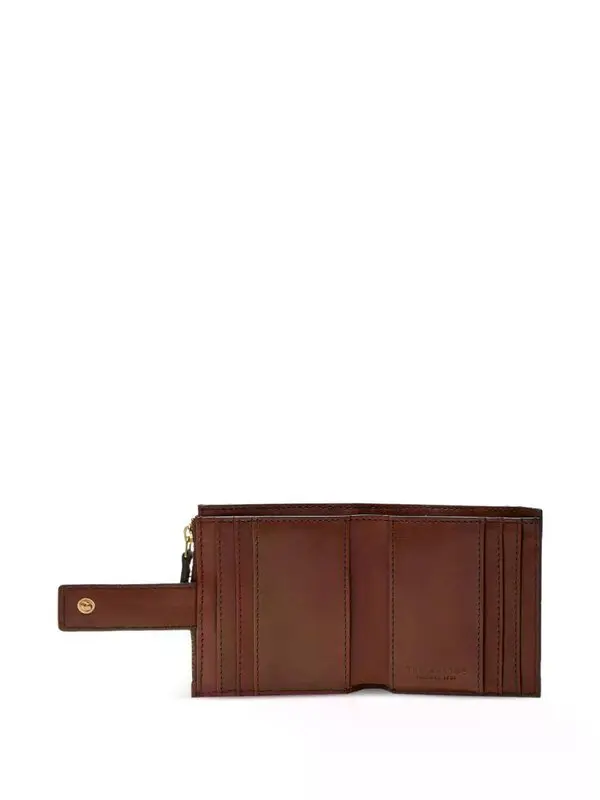 THE BRIDGE Small Leather Press-stud Wallet