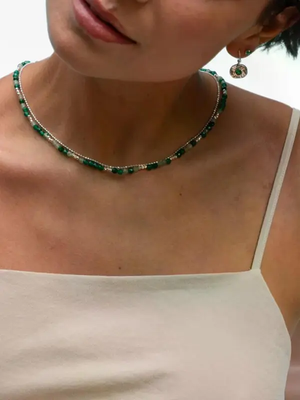 DOWER & HALL Orissa Evergreen Necklace