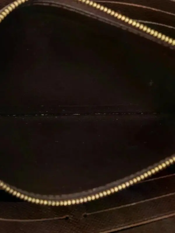LOUIS VUITTON 2019 Damier Ebene Sarah Wallet Long Wallets