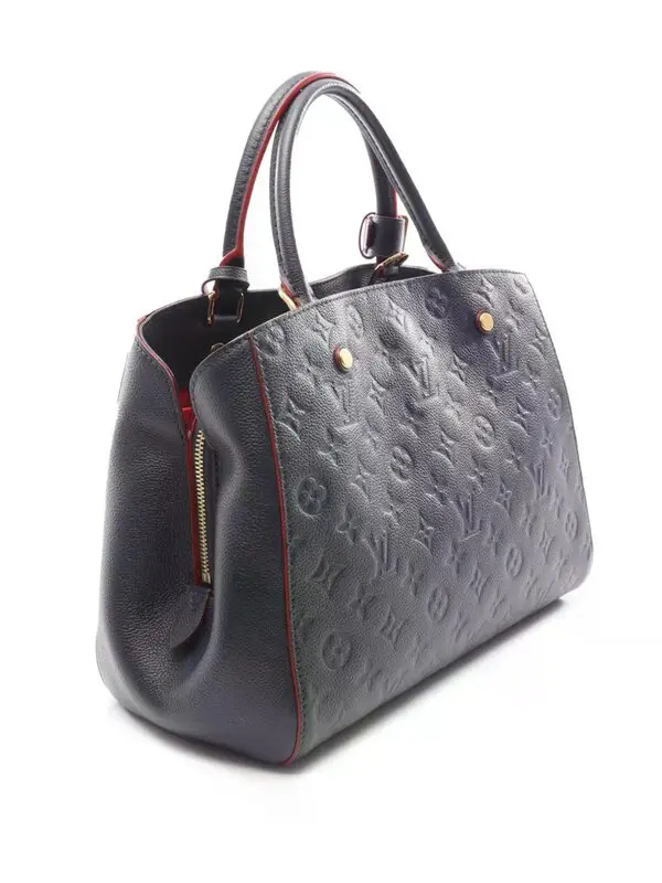 LOUIS VUITTON Monogram Empreinte Montaigne Mm Satchel