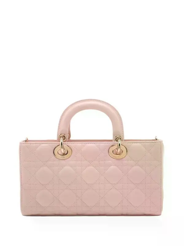 Dior Lambskin Cannage Lady D Joy Satchel